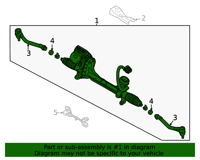 57700-A9501 - Rack And Pinion Assembly 2015-2018 Kia Sedona | Kia.Parts ...
