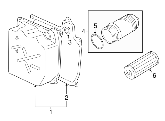 2017-2020 Audi Filter Housing 0BH-325-159 | Audi USA Parts