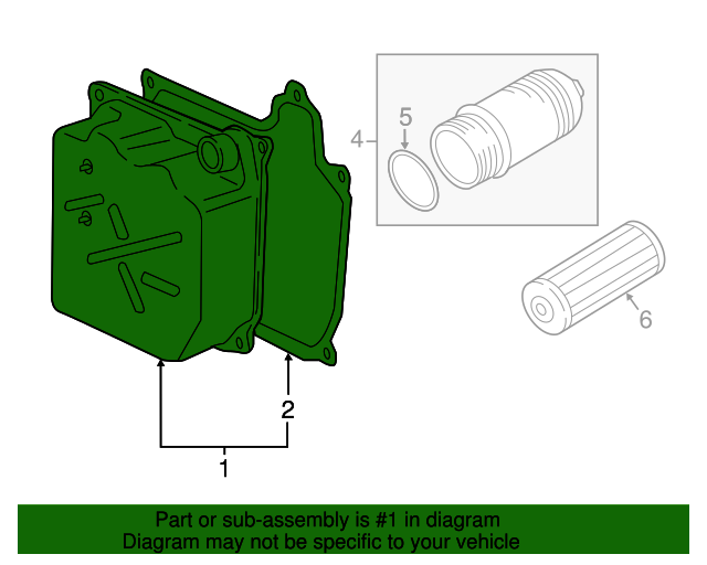 0GC-325-201-H - Trans Pan 2017-2024 Audi | Audi OEM Parts