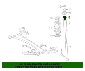 48752-52010 - Shock Absorber Bellows Clamp - 2007-2018 Toyota | Sparks ...
