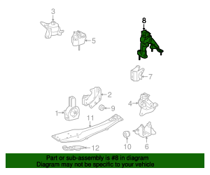12371-28111 - Insulator Engine Mo - 2005-2010 Scion tC | OEM Genuine ...