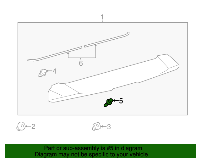 90249-06132 - Wheel Flare Pin - 1996-2017 Toyota | OEM Genuine Toyota Parts