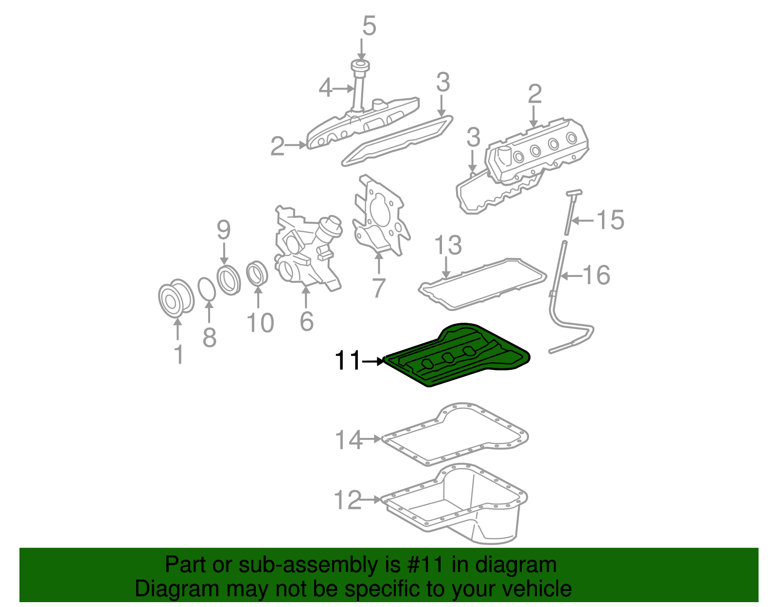 4C3Z-6675-AA - Oil Pan 2003-2007 Ford | Ford Parts Direct