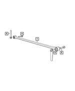 2009-2025 Mopar Rear Track Bar 68264949AA | Mopar eStore