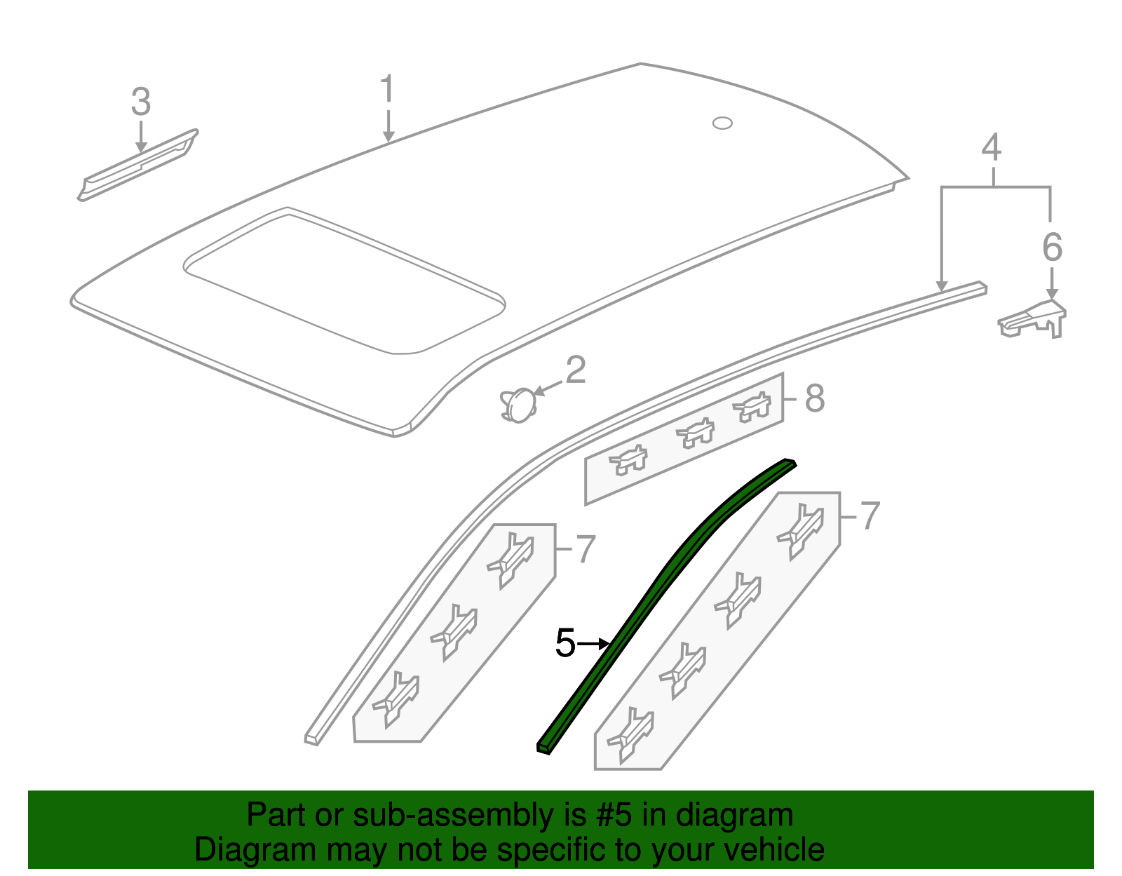 73163-T0A-A11 - 2012-2016 Honda CR-V - Molding L Drip Side | Honda Car ...