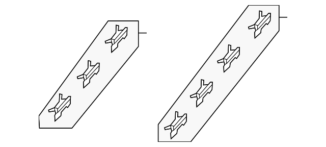 73157-T0A-003 - Roof Molding Fastener 2012-2016 Honda CR-V | Honda ...