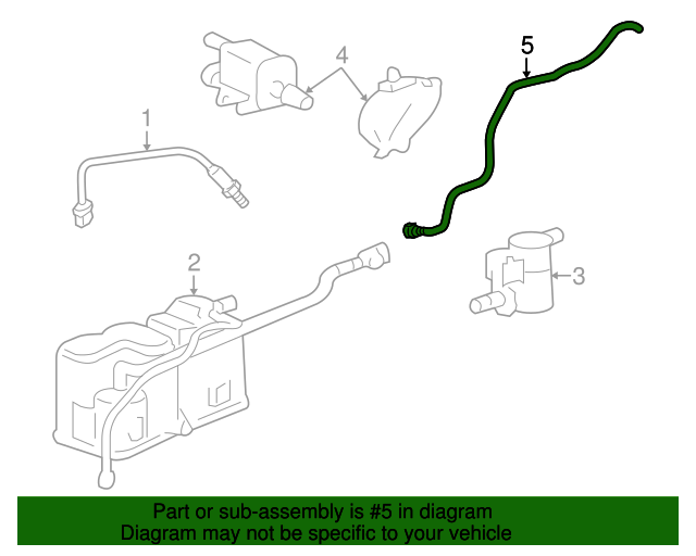 12586630 GM Vapor Canister Purge Tube | GM Parts Store