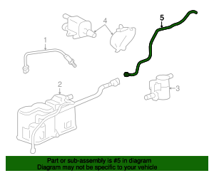 12586630 GM Vapor Canister Purge Tube | GM Parts Store