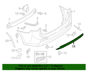 6410C863 Lower Cover 2015 Mitsubishi Outlander | Mitsubishi Factory Parts