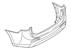 2015 Mitsubishi Outlander Bumper Cover 6410C886 | Mitsubishi Parts Central