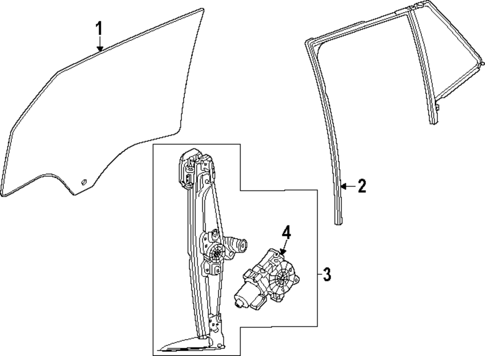 2024-2025 GM Window Motor 42896016 GM | GMPartsDirect.com