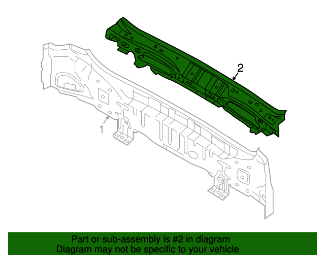 2017-2023 Volvo Rear Body Reinforced 31424624 | Genuine Volvo ...