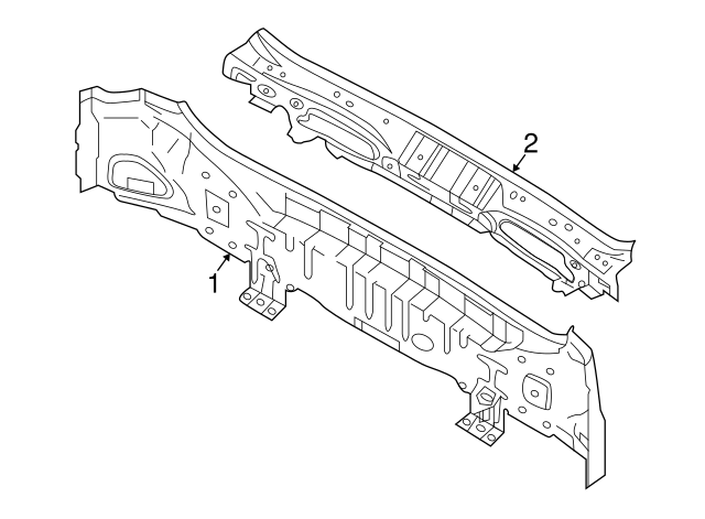 2017-2023 Volvo Rear Body Reinforced 31424624 | Genuine Volvo ...