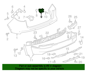 2016-2018 Buick Envision Upper Retainer 22933013 | GMPartsDirect.com