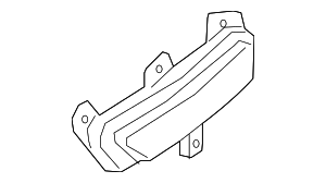 2016-2018 Buick Envision Rear Driver Side Fascia Auxiliary Signal Lamp ...