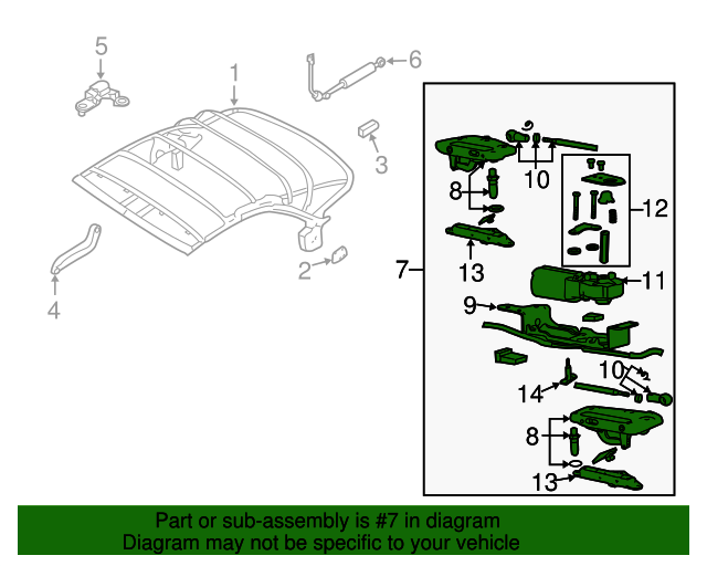2005-2009 Audi Convertible Top Latch 8H0-871-401-B | Audi USA Parts
