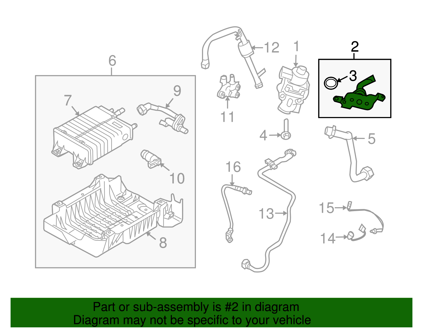 9L8Z-9E470-B - Connector Tube 2009-2012 Ford | Big 3 Auto Parts