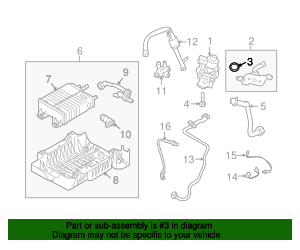 Genuine OEM Ford Part - Exhaust Gas Re-Circulation (Egr) Valve Gasket ...
