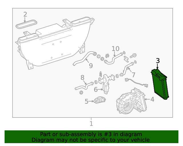 000830100464 - Heater Core 2019-2023 Mercedes-Benz | Mercedes-Benz USA ...