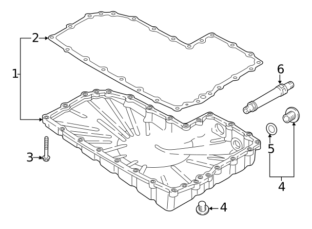 Audi OEM Trans Pan Mount Bolt Part# N-910-436-01 | OEM Vehicle Parts