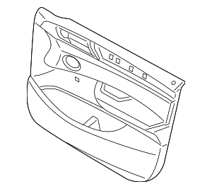 Genuine BMW 51-41-7-394-555 | Door Trim Panel | FREE Shipping on Most ...