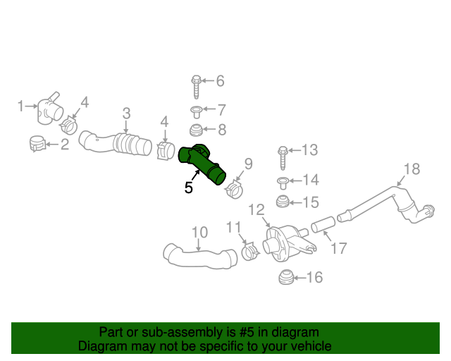 Duct - Mazda (PE31-13-185) | TascaParts.com