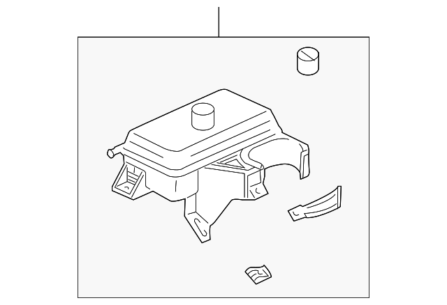 2003-2008 Isuzu Ascender Reservoir 8257807370 | Isuzu Parts Center