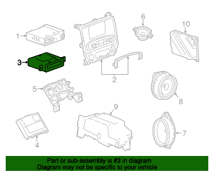 2015-2019 GM CD Player 84016435 | Partners Chevy