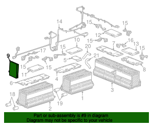 2013-2016 GM Battery Energy Control Module 24044438 | Auto Parts Express