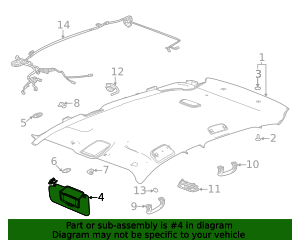 2022-2023 Chevrolet Trailblazer Sun-Visor 42767495 | GMPartsDirect.com