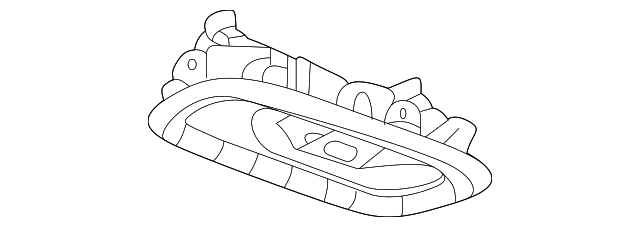 Gray Rear Seat Position Center Courtesy Lamp 42755882 | GMPartsDirect.com