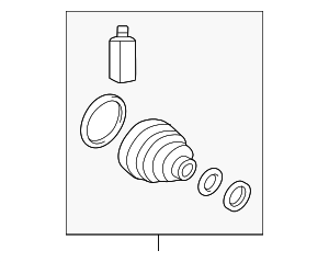 495A4-R0300 - Outer Boot 2022-2023 Kia Carnival | Kia.Parts Store