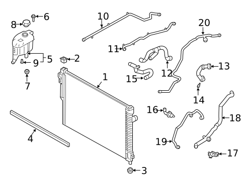 Radiator & Components for 2023 Land Rover Range Rover Evoque | Land ...