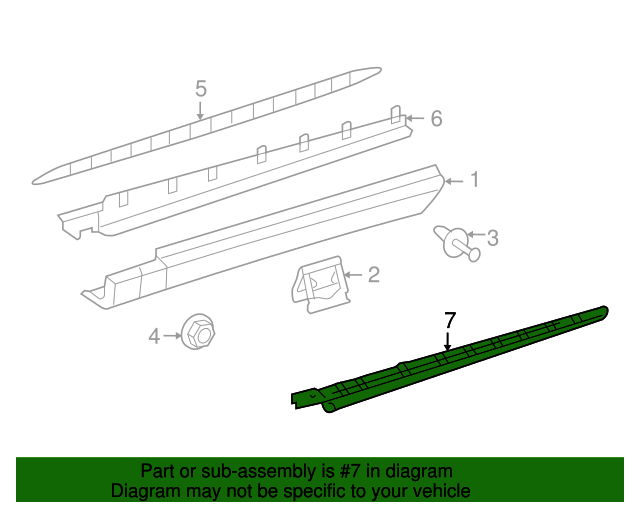 164-698-10-30 - Step Pad 2006-2011 Mercedes-Benz | Mercedes-Benz USA Parts