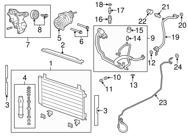 92244378 - Air Conditioning Compressor Bracket 2011-2012 Chevrolet ...