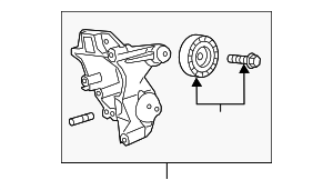 2011-2012 Chevrolet Caprice Air Conditioning Compressor Bracket ...