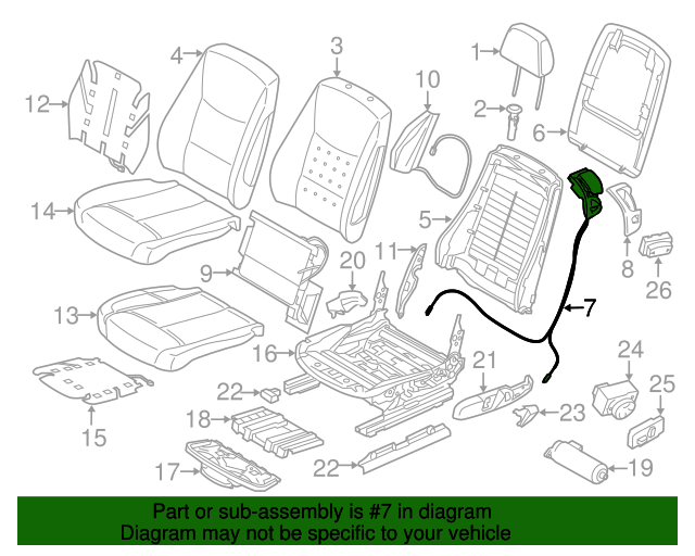 52-10-7-315-573 - Latch - 2014-2020 BMW | BMW Parts Exchange