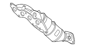 Ford 8S4Z-5G232-B - Exhaust Manifold - 2008-2010 Ford Focus | OEM Ford ...