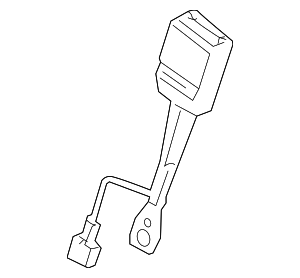 Genuine OEM Cocoa Driver Seat Belt with Buckle Part# 19301309 Fits 2014 ...