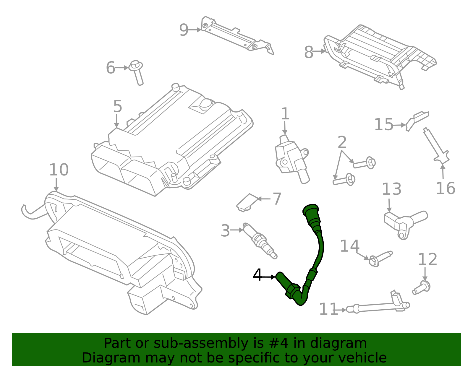 LC3Z-12286-D - Plug Wire 2020-2025 Ford | Ford Parts Direct