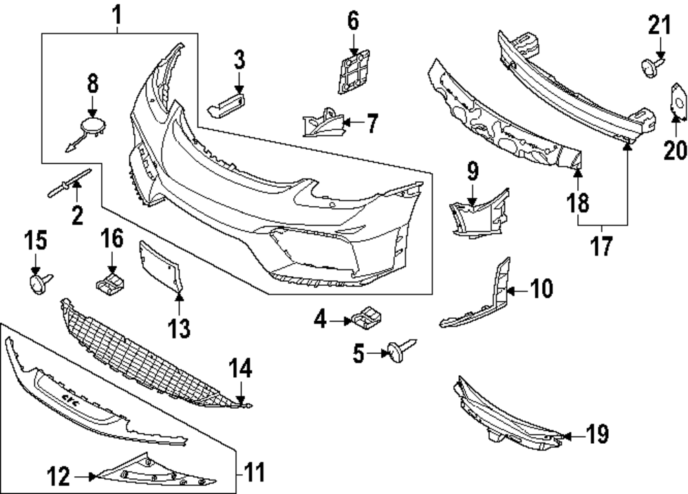 2022-2024 Porsche 718 Cayman Spoiler 982-807-543-E-OK1 | OEM Parts Online