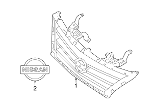 2013-2015 Nissan Sentra Grille 623103SH0A | NewAutoParts.com