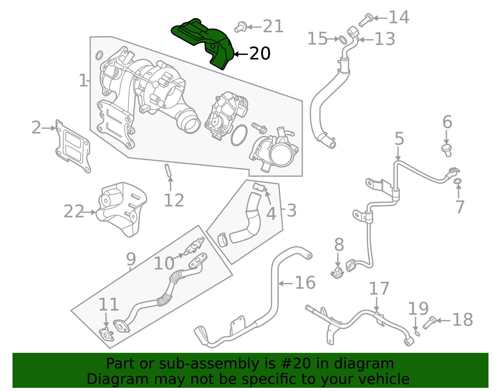 2021-2025 Kia Upper Shield 28525-2M800 | Retail Performance Auto Parts