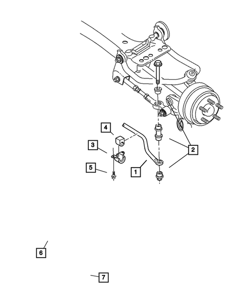 Rear Suspension for 2005 Chrysler Sebring | Mopar Estores