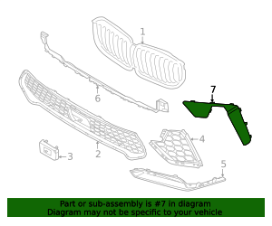 2020-2023 BMW X5 Air Duct 51-11-8-081-616 | BMWPartsDirect.com