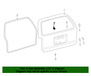 1996-2002 Toyota 4Runner Hole Plug 90950-01310 | Toyota Parts Center