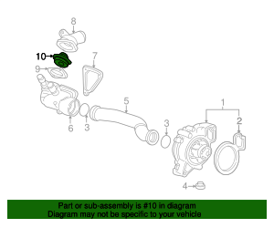 2000-2017 GM Engine Coolant Thermostat 12622410 | OEM Parts Online