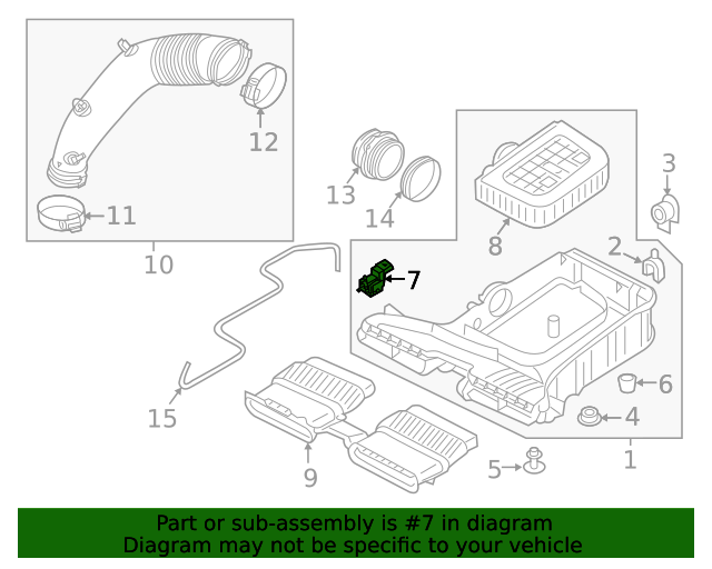 037-906-283-C - Vapor Canister Purge Solenoid 2009-2024 Audi ...