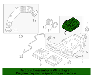 2017-2025 Audi Q7 Air Filter 4M0-133-843-C | OEM Parts Online