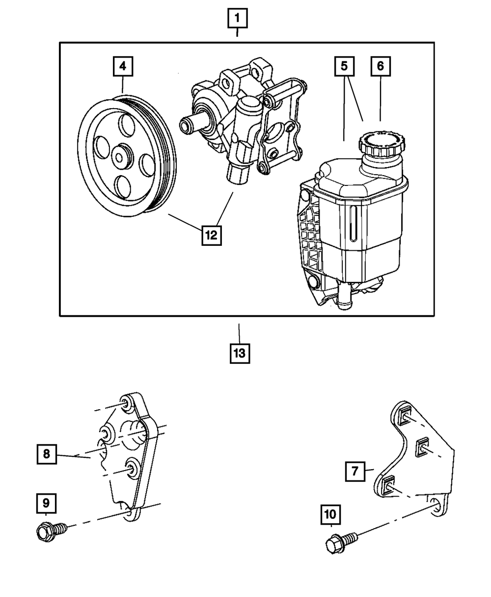 2003-2018 Mopar OEM NEW Mopar 2003-18 Dodge Ram 2500 3500 Power ...
